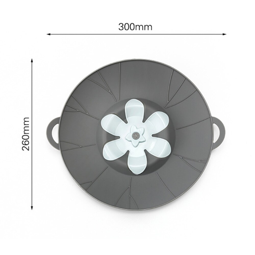Kitchen Gadgets Flower Silicone Lid Spill Stopper ... – Grandado