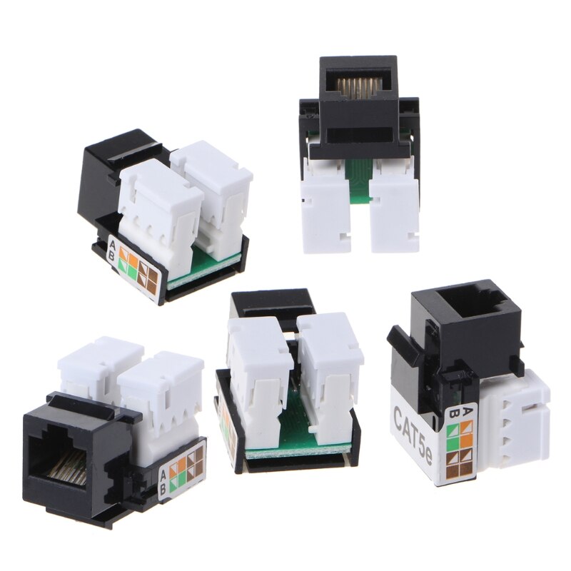 5Pcs CAT5E UTP Netzwerk Modul RJ45 Stecker Informa... – Vicedeal