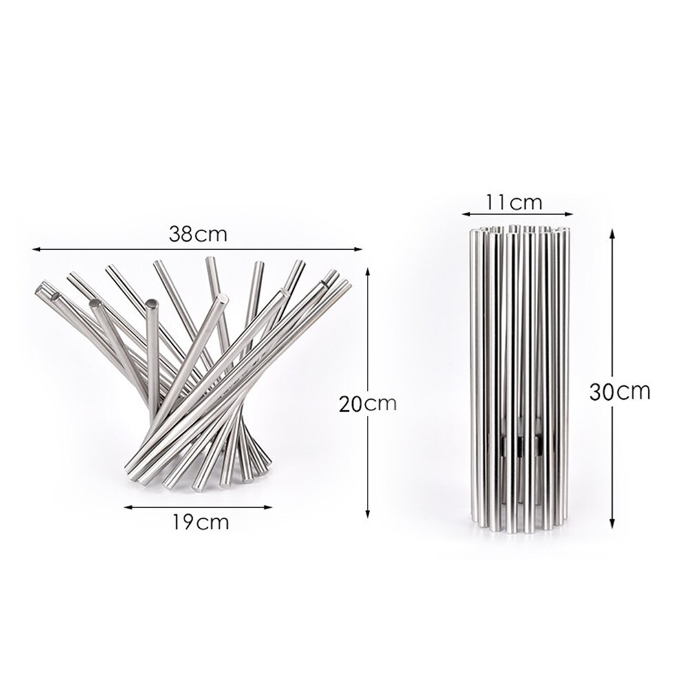 Tallerken rustfritt stål kjøkkentilbehør fruktskål... – Grandado