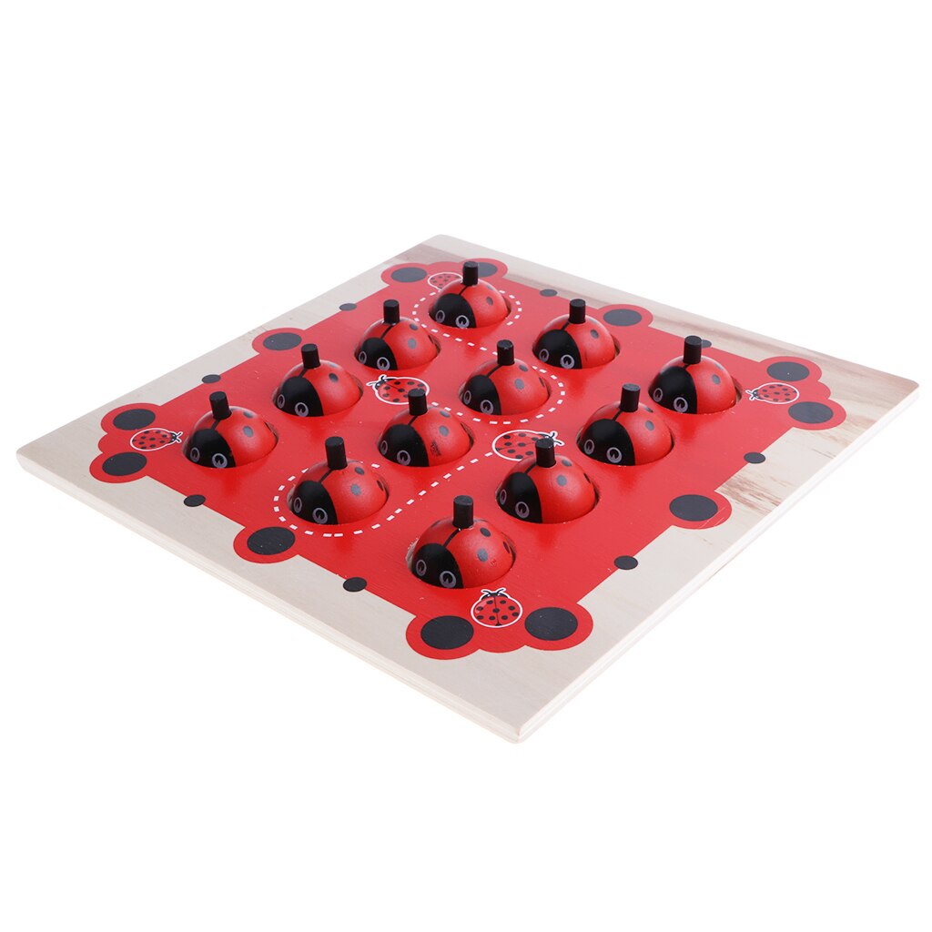 Wooden Ladybird Animal Board Matching Memory Train... – Vicedeal