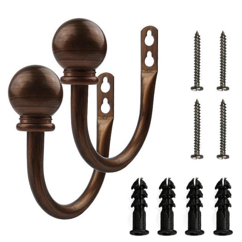 2 Stuks Gordijn Frame Met Schroef Muur Gemonteerde... – Vicedeal