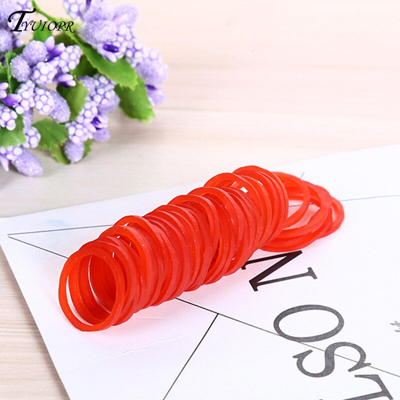 16*1.4mm Red Office Rubber Ring Rubber Bands Stron... – Grandado