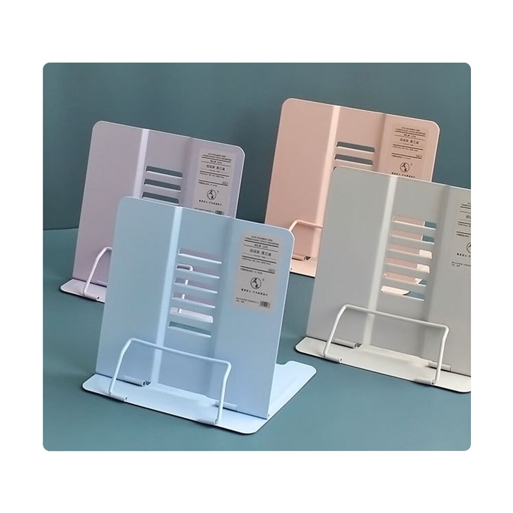 Metal Book Holder Adjustable Six Angles Bookstand ... – Grandado