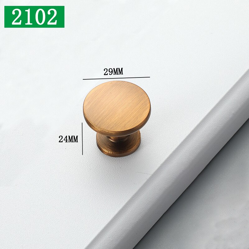 Matte Coffee Furniture Handle Retro Nordic Style K... – Vicedeal