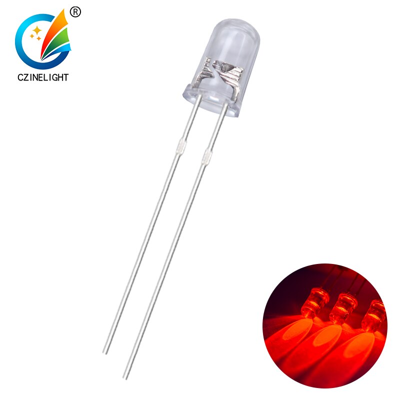 1000 Stks/zak Czinelight F5 Hoge Heldere Emitting ... – Vicedeal