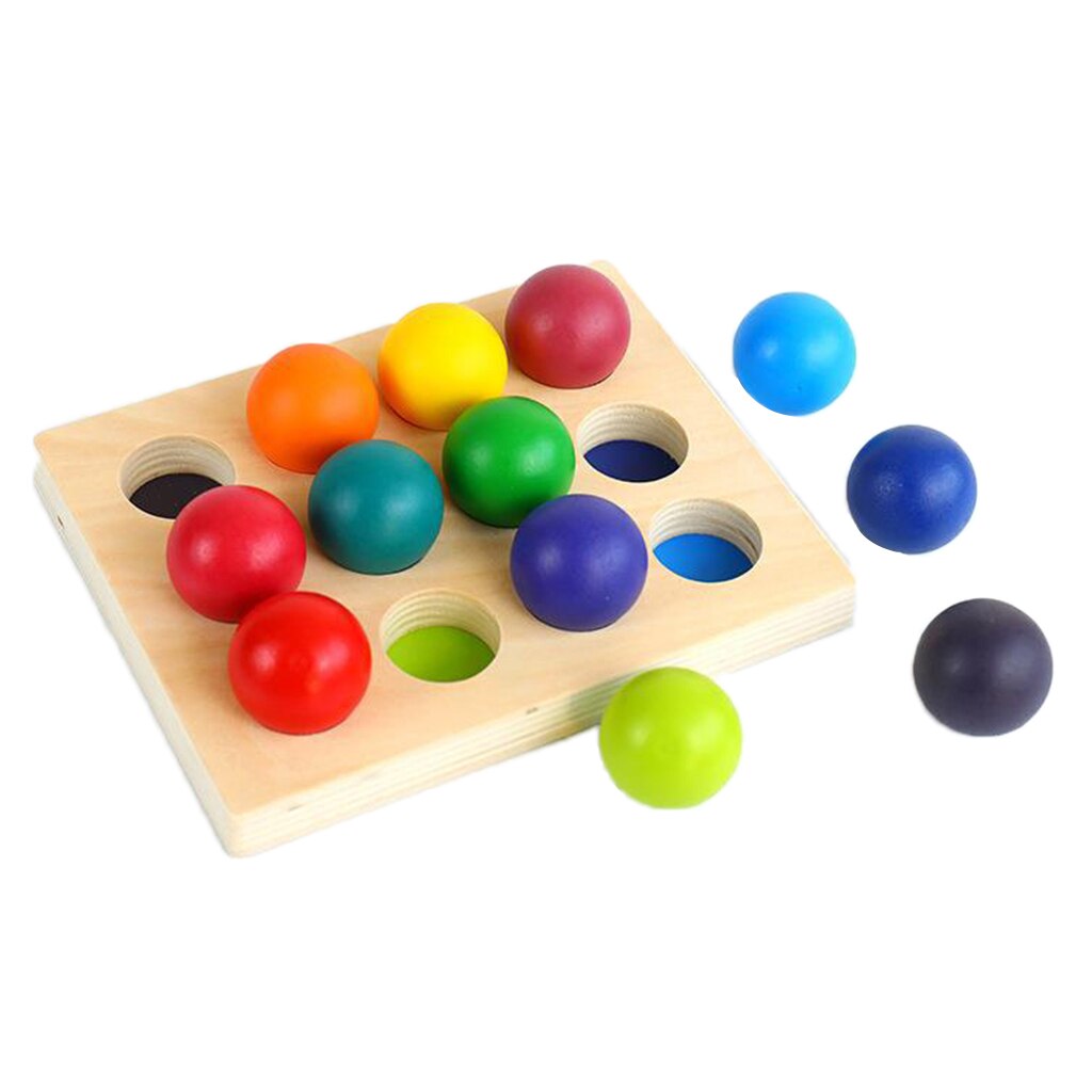 Kids Board Game Wooden Puzzle Counting Sorting Gam... – Grandado