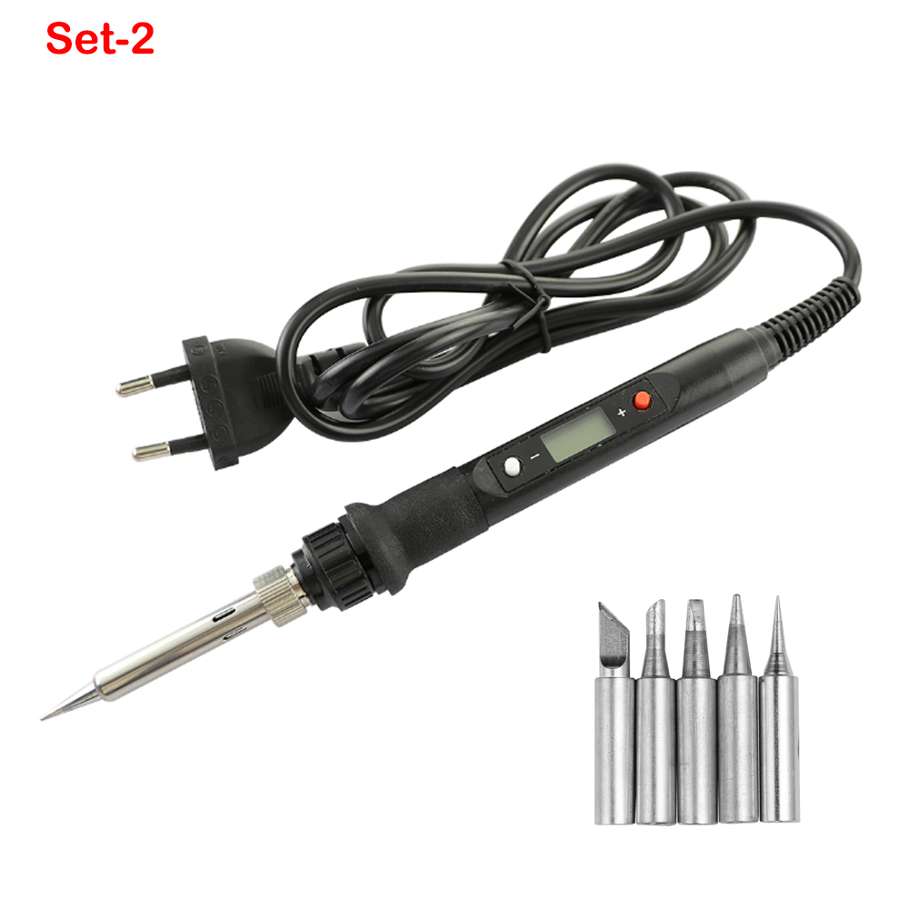 80W Adjustable Temperature Electric Soldering Iron... – Grandado
