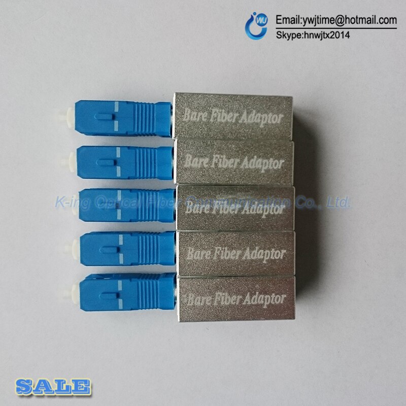 SC square bare fiber adapter flange Bare fiber ada... – Grandado