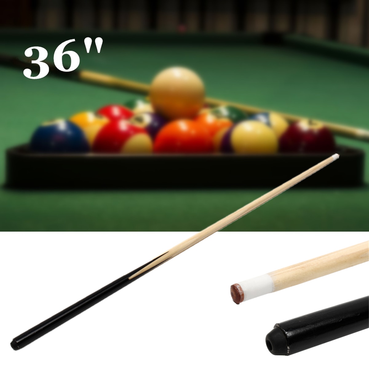 Houten 1Pcs 90Cm Pool Cue Biljart Bar Biljartkeu S... – Grandado