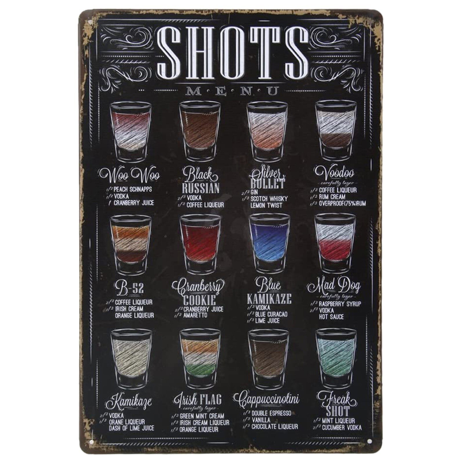 20X30Cm Bier Plaque Vintage Tin Teken Metalen Schi... – Grandado