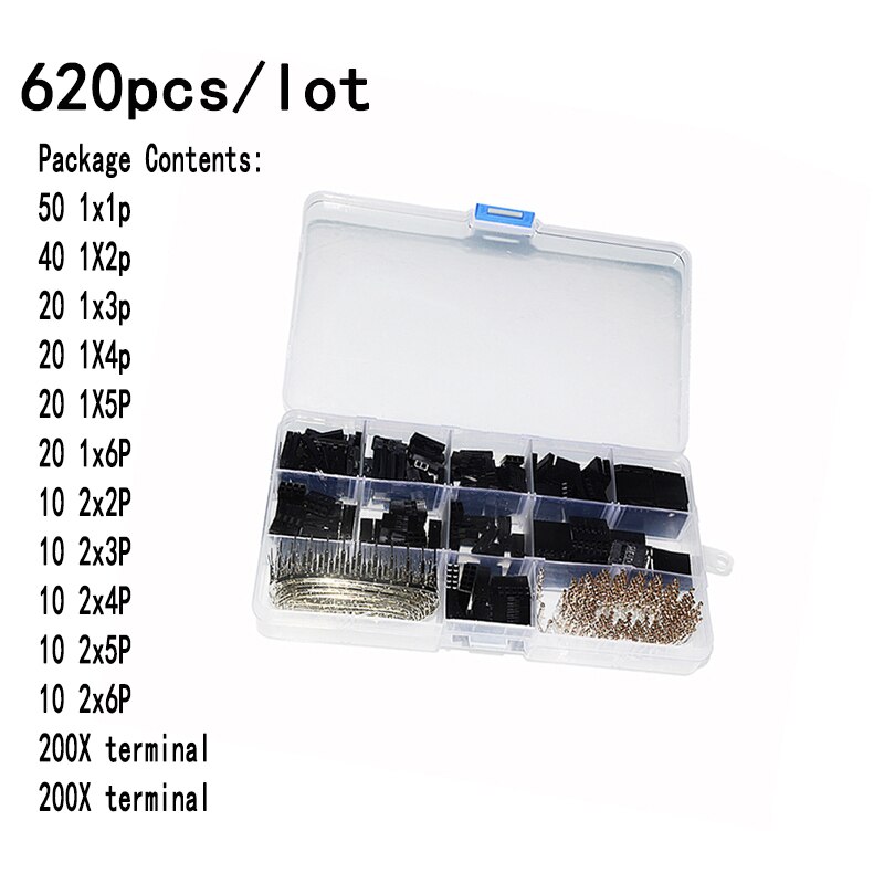 620pcs/Set Dupont Wire Jumper Pin Header Connector... – Vicedeal