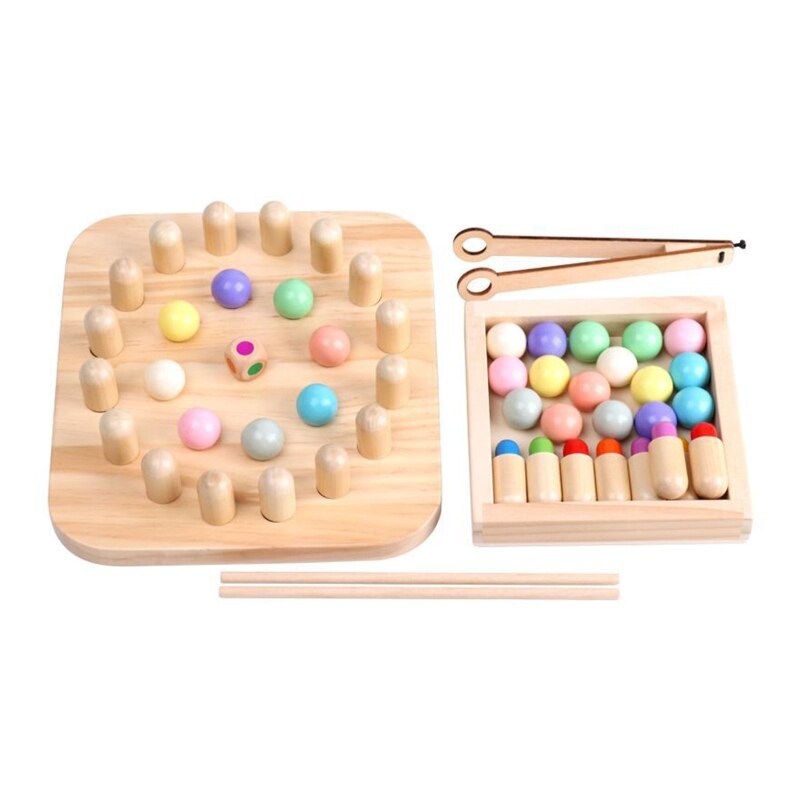 Counting Toy Wooden Board Game for Activity Center... – Grandado