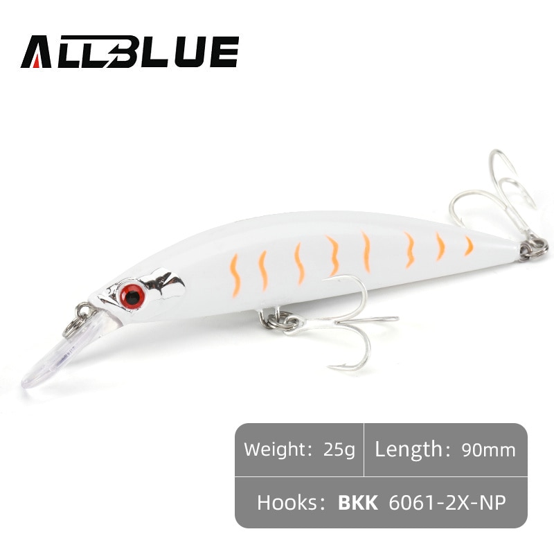 ALLBLUE Heavy Weight Minnow 90mm/110mm Sinking Jer... – Grandado
