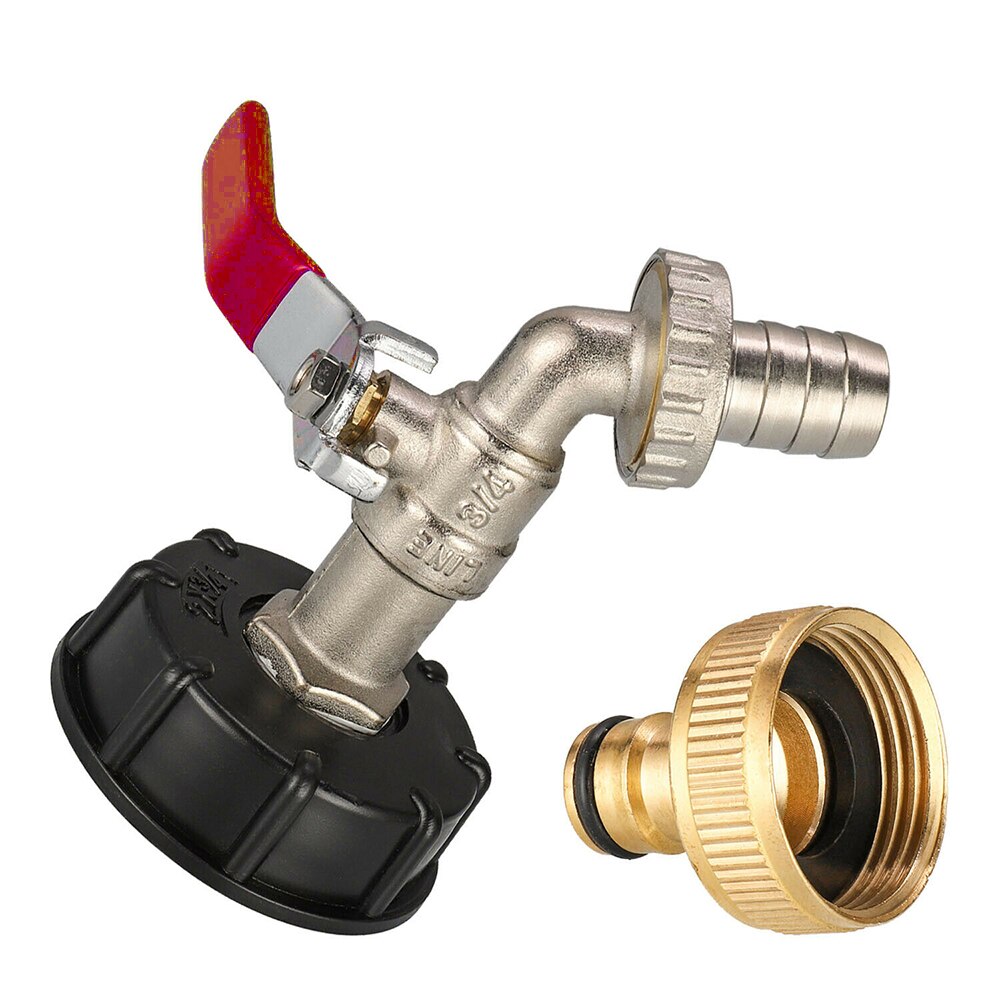 IBC Adapter With Drain Ball Valve For 1000 Liter C... – Grandado