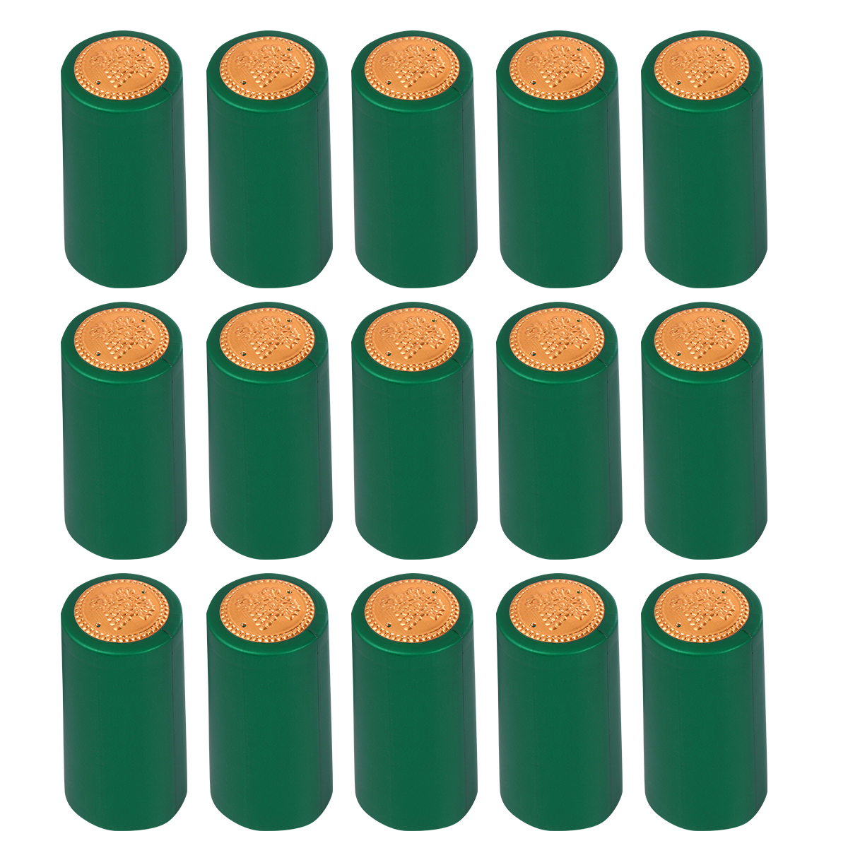 100 Pcs Red Bottle Shrink Film Caps Shrinkable Cap... – Grandado