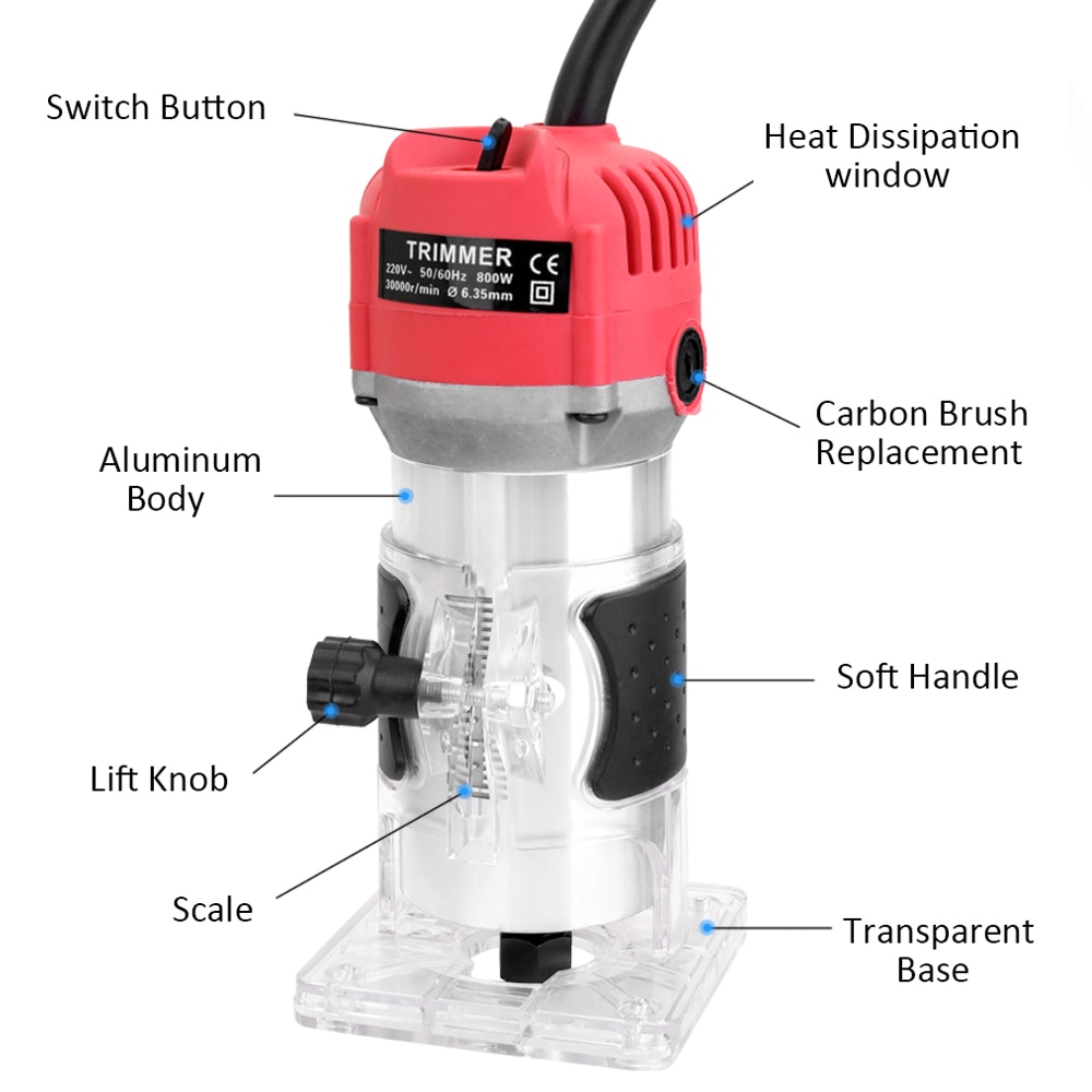 Multi-Function Woodworking Electric Trimmer Cutter... – Grandado