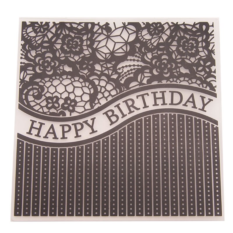 Plastic Embossing Folder Template DIY Scrapbook Ph... – Grandado