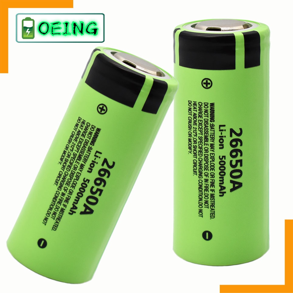 100% Original 26650A 3.7V 5000mAh High Capacity 26... – Grandado
