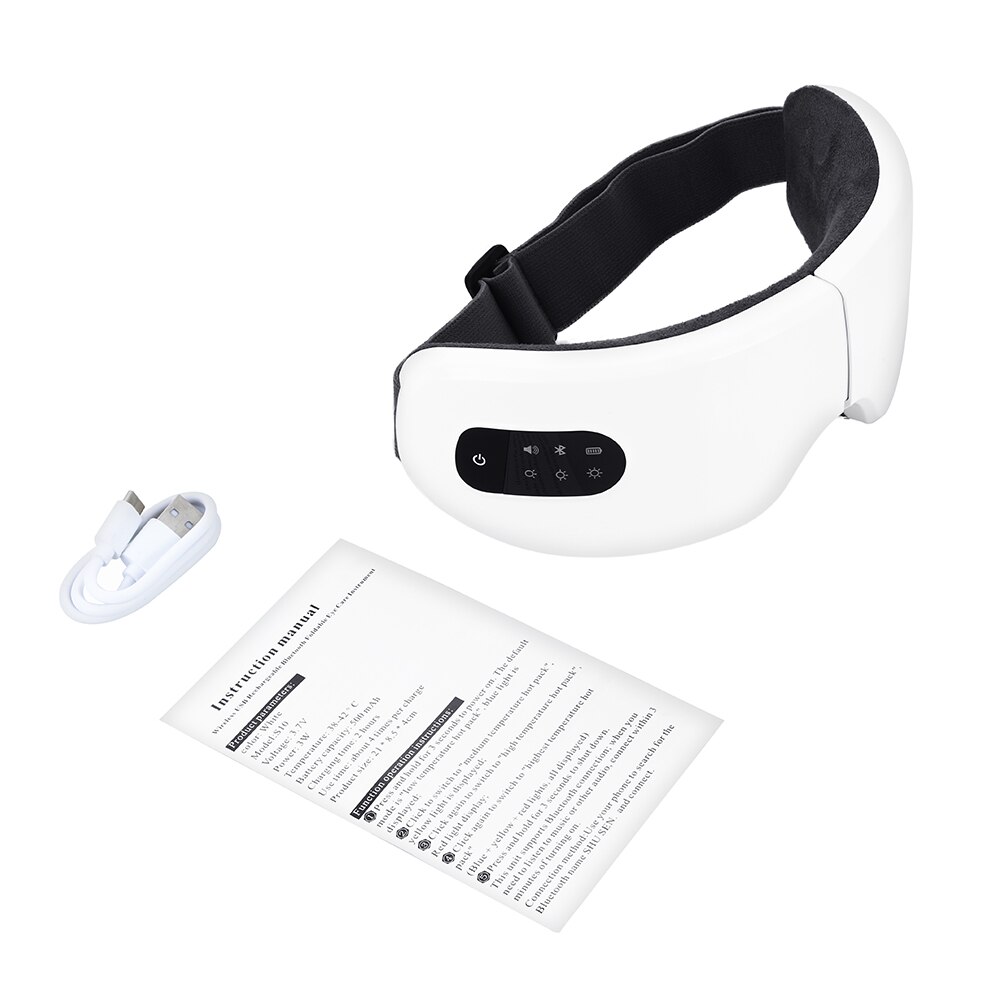 4D Eye Massager Bluetooth Heating Therapy Eye Care... – Grandado
