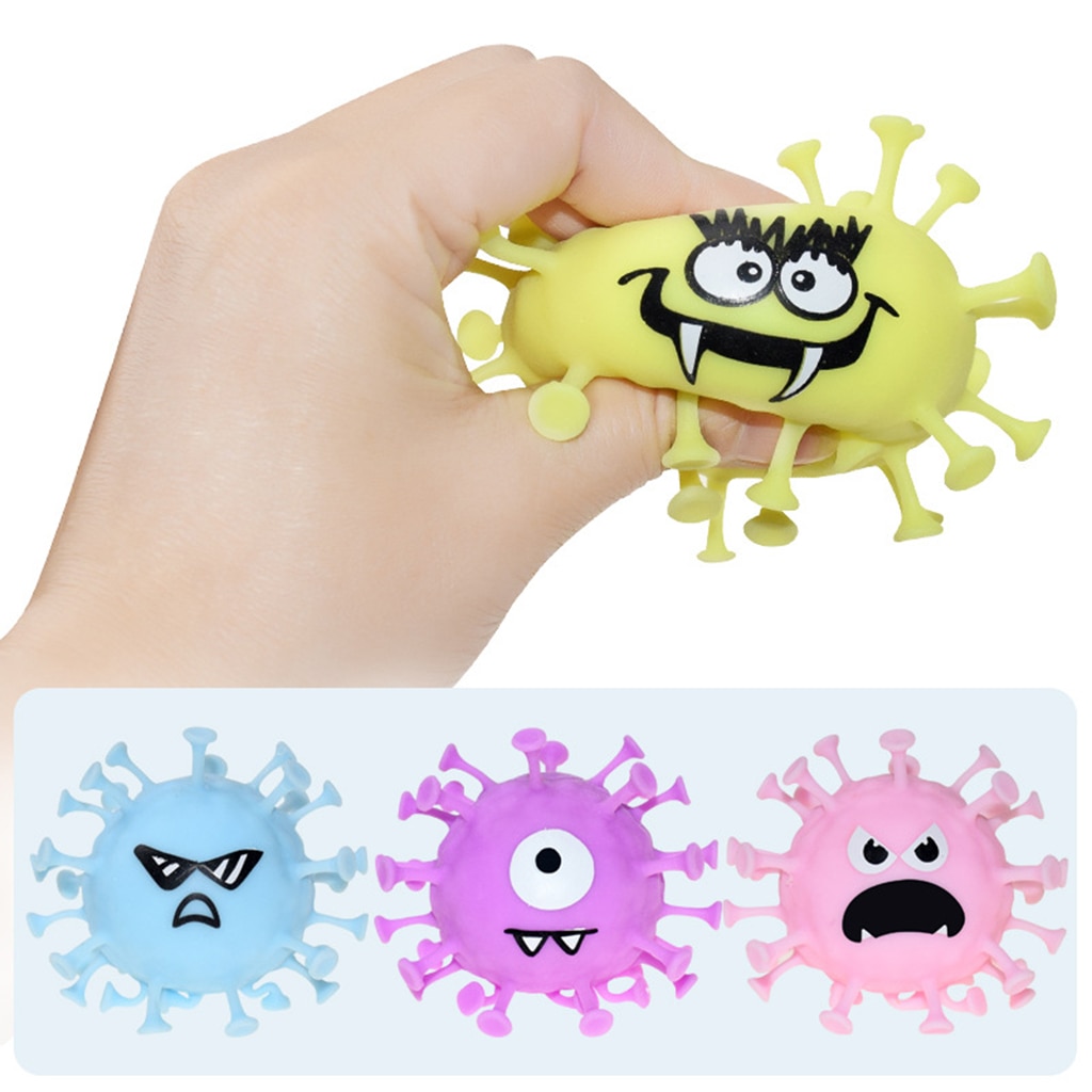 4 Pieces Novelty EVA Squeeze Toy Stress Relief Rel... – Grandado