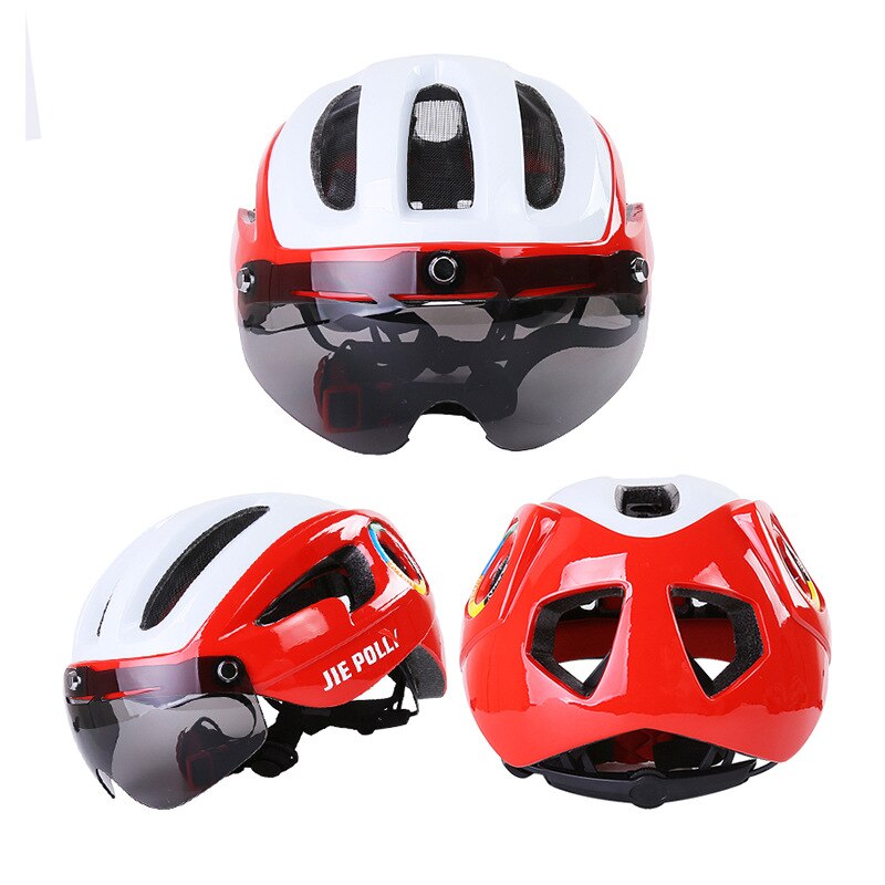 ZOUZHAN Goggles integrated bicycle helmet bicycle ... – Grandado