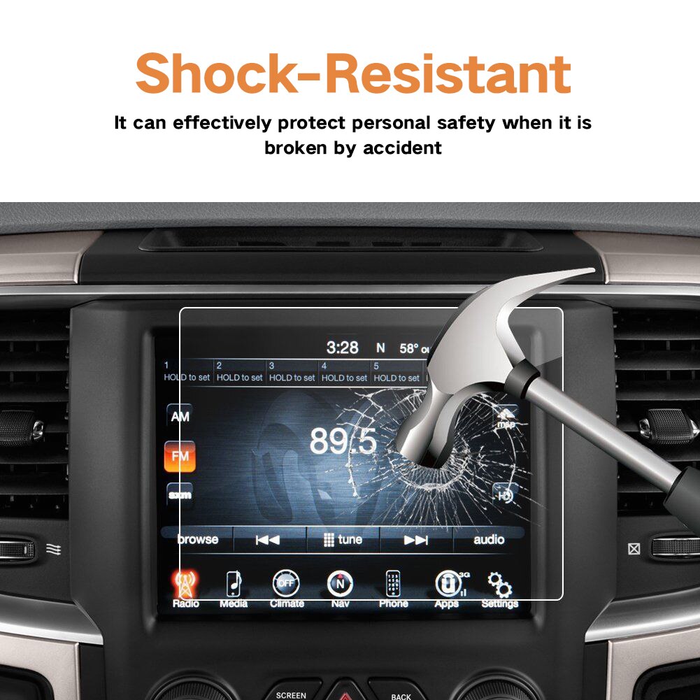 Dodge Ram 1500 2500 3500 Scratch Proof Tempered Gl... – Grandado