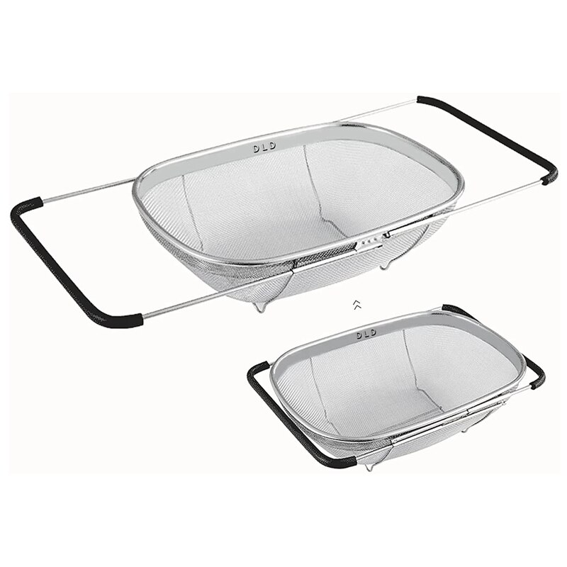 Colander Stainless Steel Oval Colander with Fine M... – Grandado