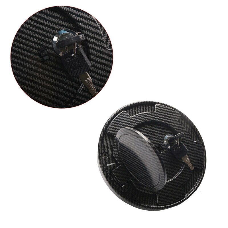 Carbon Fiber Fuel Gas Tank Cap Lock Cover Met Sleu... – Grandado