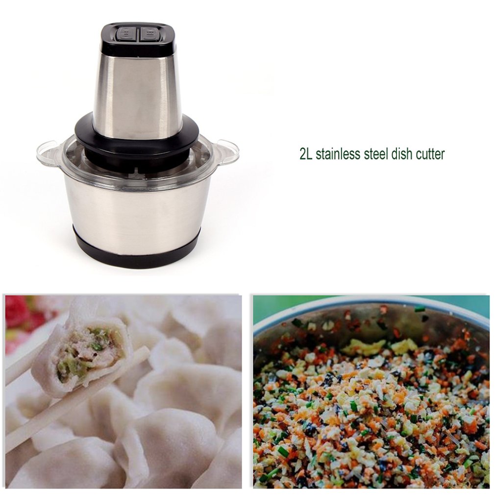 2 Speed 2l Capacity Stainless Steel Electric Mince... – Grandado