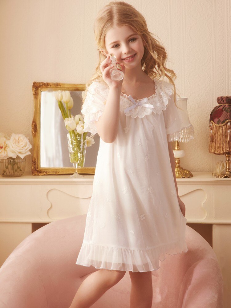 Children Princess Nightgowns 2 - 12 Years Girls Le... – Grandado