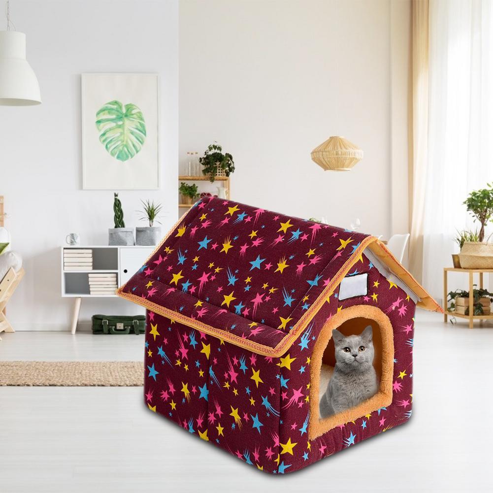 Warm Cat House Detachable Pet Nest For Small Mediu... – Grandado