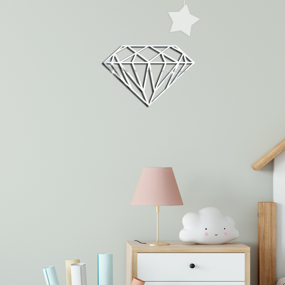 Geometric diamond background wall decoration wall ... – Grandado