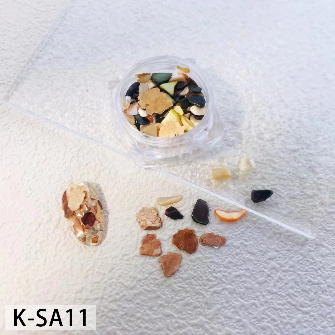 Sea Shell Abalone Nail Art Decorations Charms Ston... – Grandado