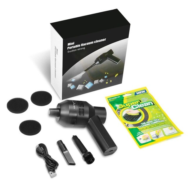 Portable Mini Handheld Cordless Vacuum Cleaners 20... – Grandado