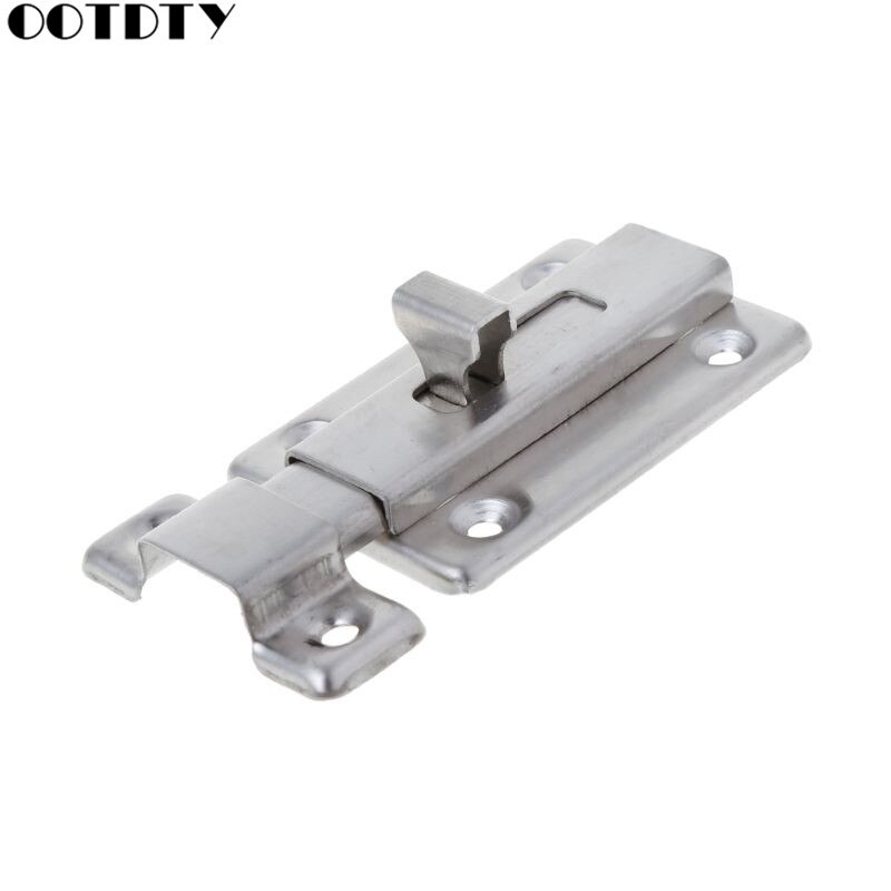 Stainless Steel Spring Latch Slide Door Lock Secur... – Vicedeal