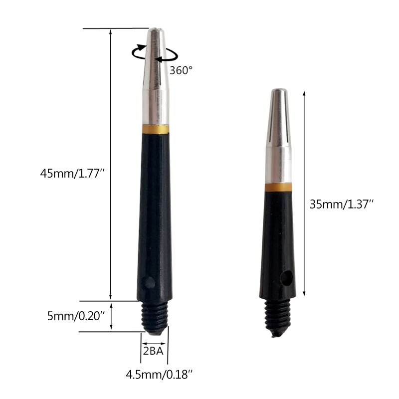 Aluminum Short Darts Shafts Dart Stems Throwing Fi... – Vicedeal