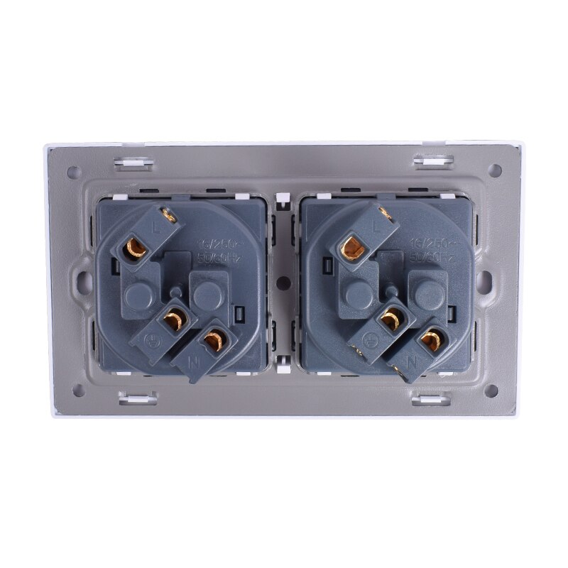 Eu Standard Crystal Glass Panel Stopcontact Plug G... – Vicedeal