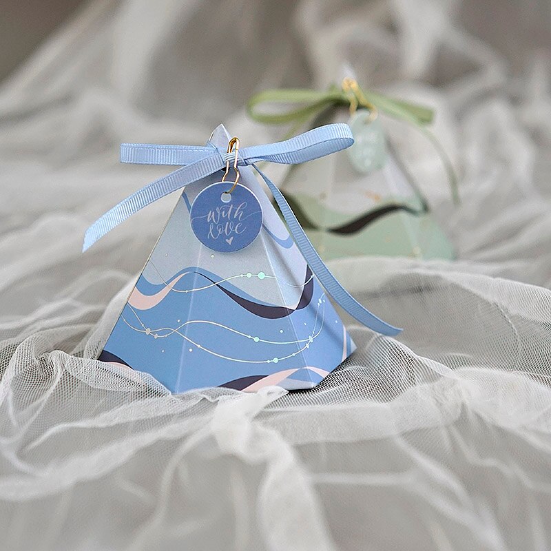 Pyramid Chocolate Candy Box Baby Shower Wedding Fa... – Grandado