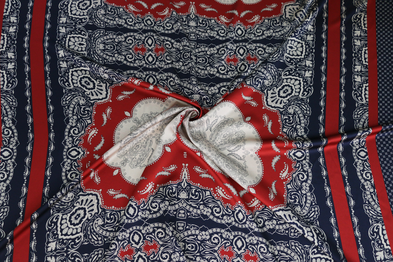 Chinese patchwork sewing material stretch satin cr... – Grandado