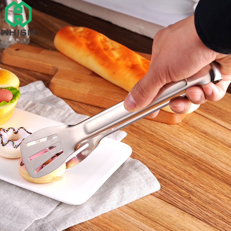 Stainless Steel Bread Food Tongs Buffet Type Barbe... – Grandado