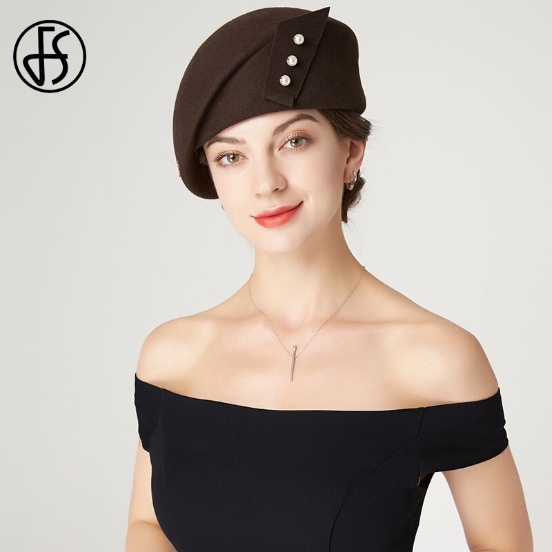 Fs Vintage Wol Fedora Hoed Vrouwen Rode Kerk Toven... – Grandado