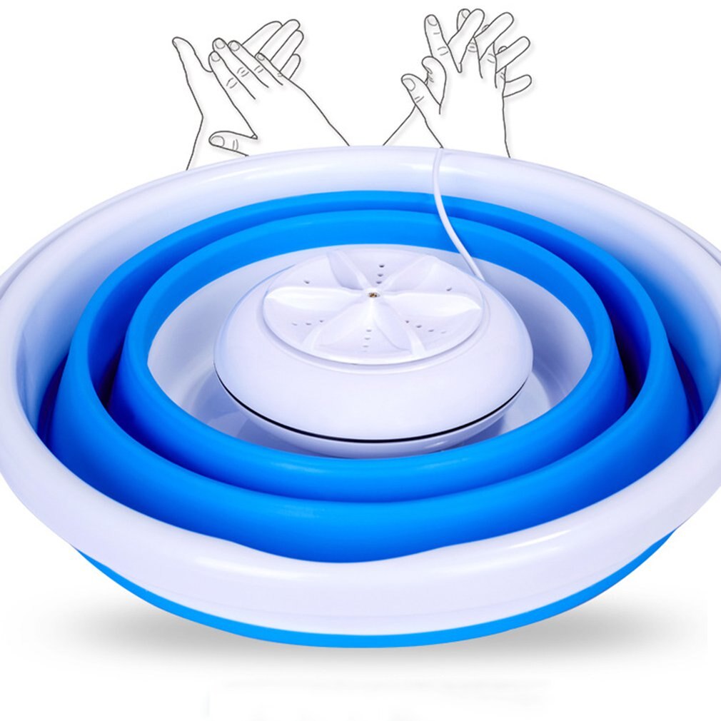 Portable Mini Turbo Washing Machine With Foldable ... – Vicedeal