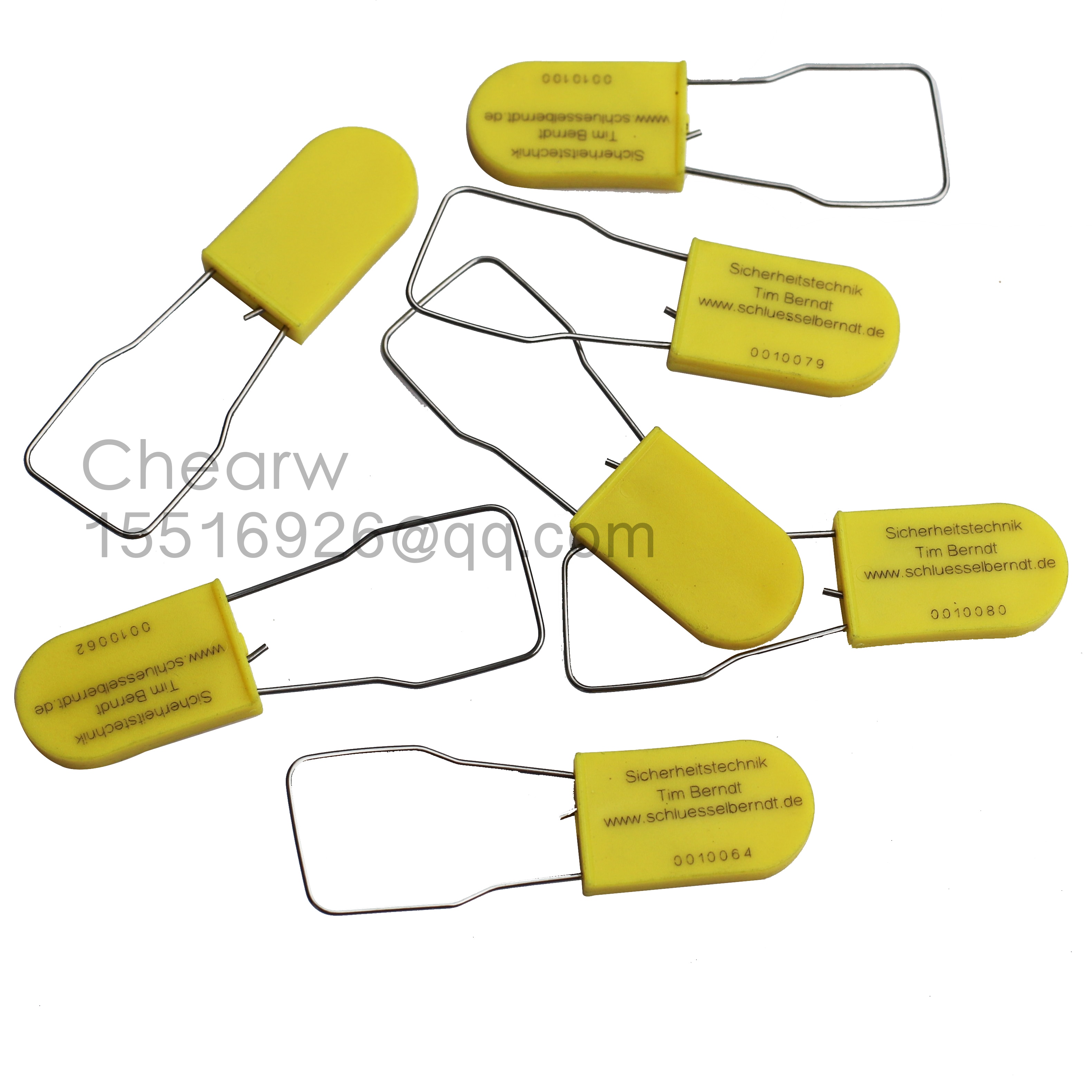 10pieces padlock disposable Lock Meter Seal zhengc... – Vicedeal