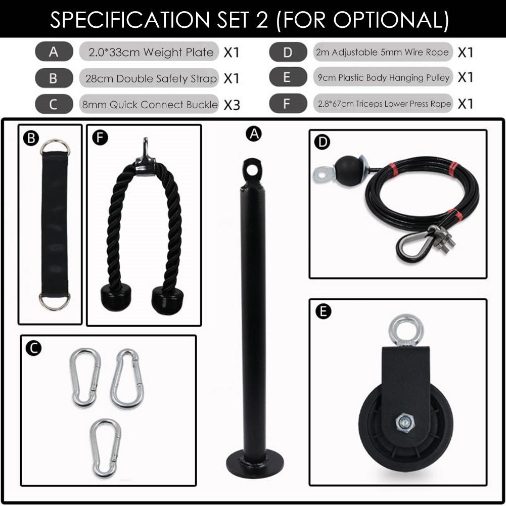 Forearm Wrist Trainer Rope Training Rope Pull Down... – Grandado