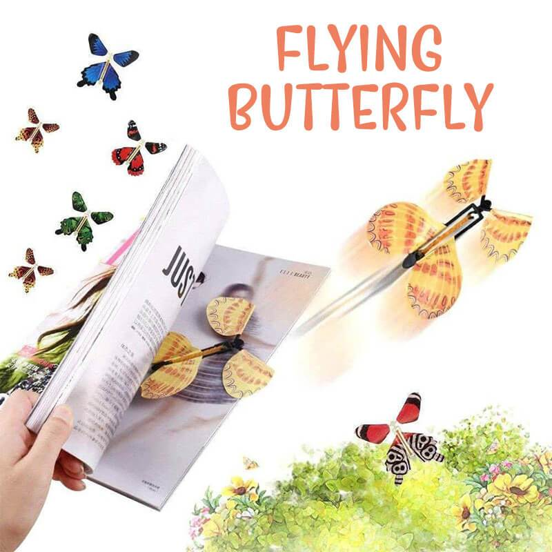 Flying in the Book Magic Butterfly flying Card Toy... – Vicedeal