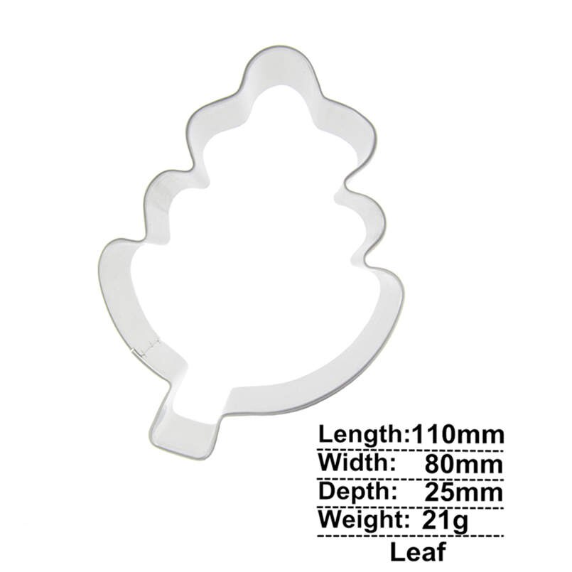 Bladvorm 2 stuk biscuit cutting mallen, bakken too... – Vicedeal