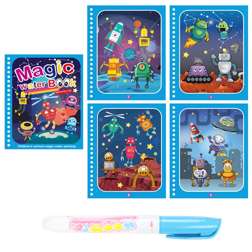 KDD Coloring Book Doodle Magic Pen Painting Drawin... – Grandado