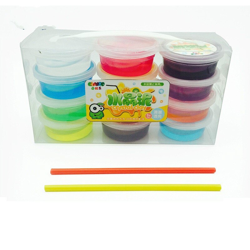 Plasticine 6/12/16 Colors Clay Slime DIY Crystal M... – Grandado