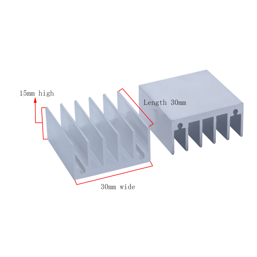 1PC High-power Aluminum Heat Sink Dense Tooth Radi... – Vicedeal