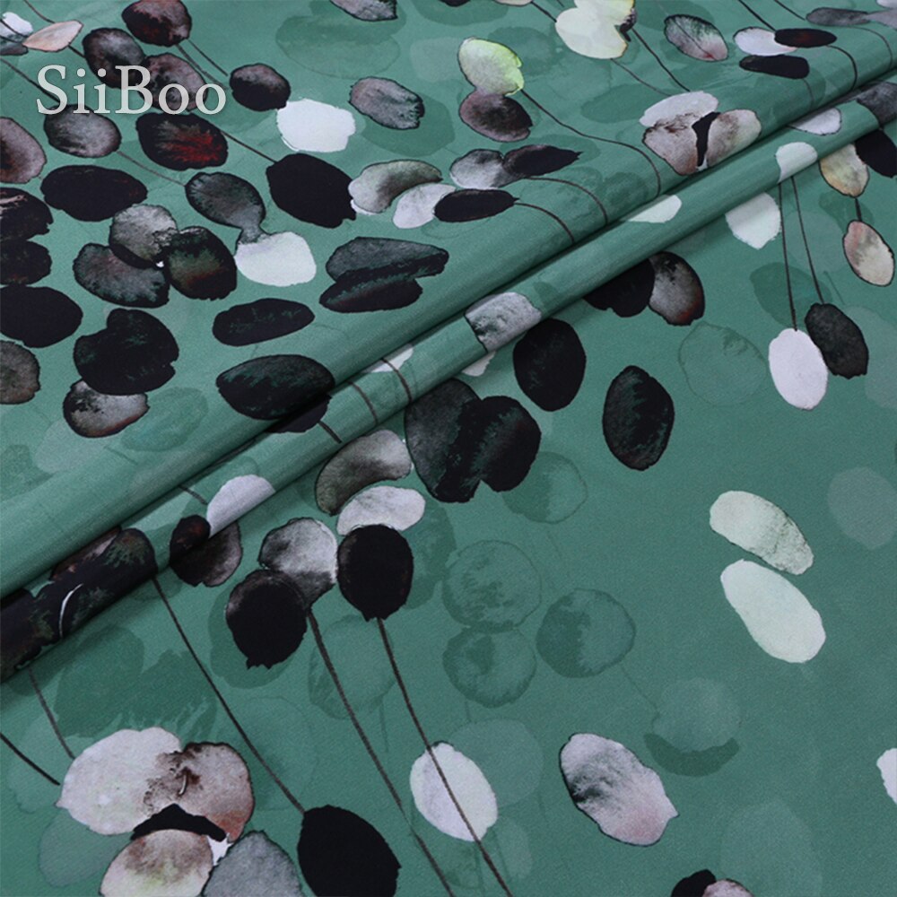Siiboo 100% silk crepe de chine fabric french roma... – Grandado